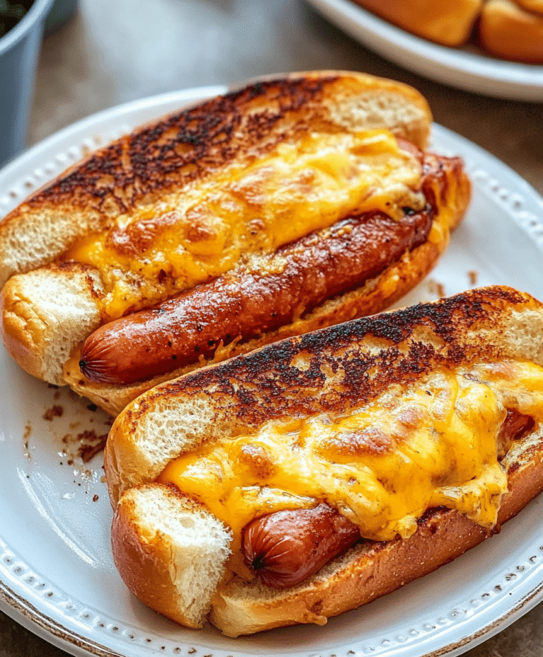 Crispy Air Fryer Grilled Cheese Hot Dogs – A Quick and Easy Meal