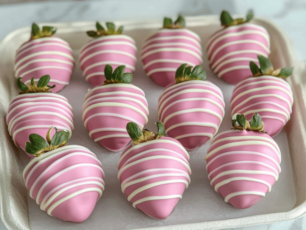 Pink Chocolate-Covered Strawberries – A Cute & Elegant Treat - RecipeSize