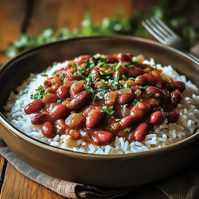 Authentic Louisiana Red Beans and Rice – A Classic Southern Dish