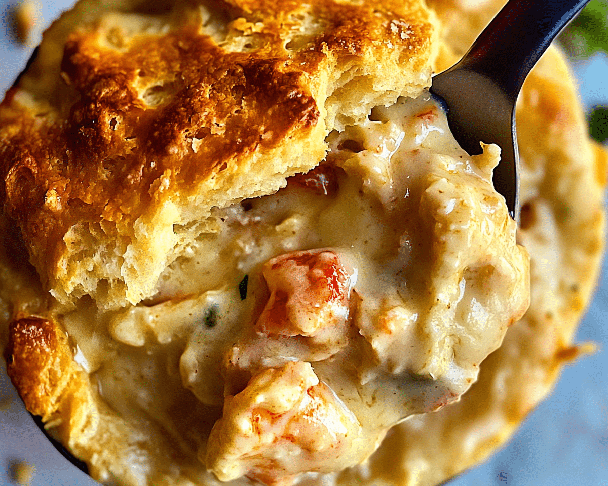 Cheddar Bay Biscuit Seafood Pot Pie – A Comforting Dish