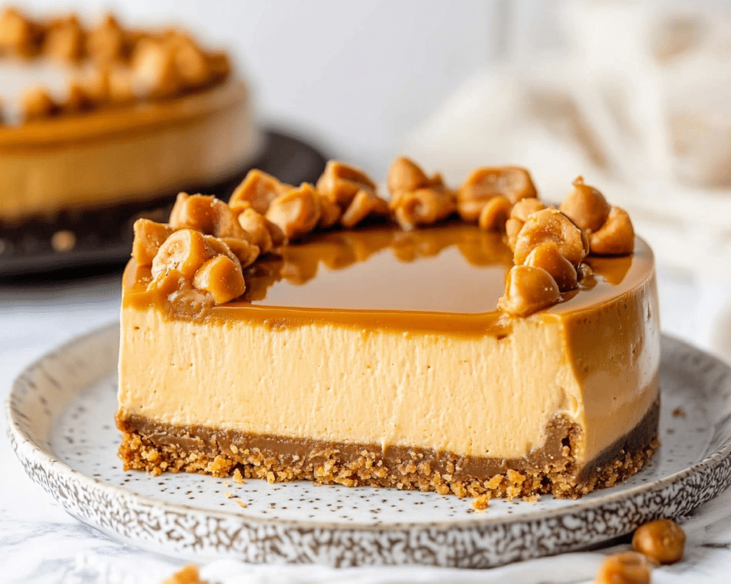 Loaded Butterscotch Cheesecake – A Rich & Creamy Dessert