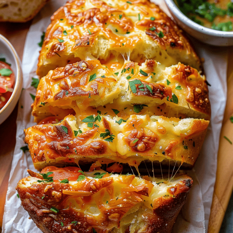 Irresistibly Easy Cheddar Cheese Bread – A Cheesy Delight