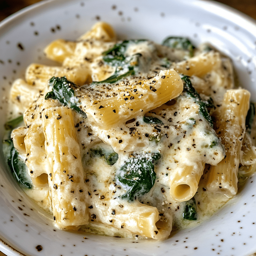 Baked Rigatoni with Spinach and Ricotta: Comforting and Creamy Pasta ...