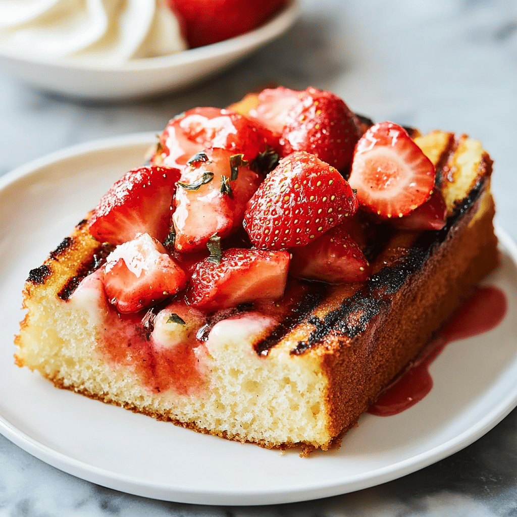 Grilled Pound Cake with Macerated Strawberries: 7 Sweet Reasons to Try ...