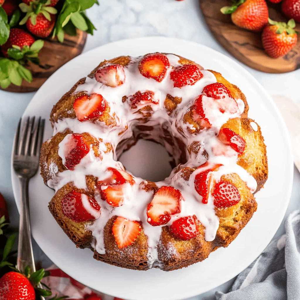 Strawberry Monkey Bread – A Sweet, Sticky Pull-Apart Delight