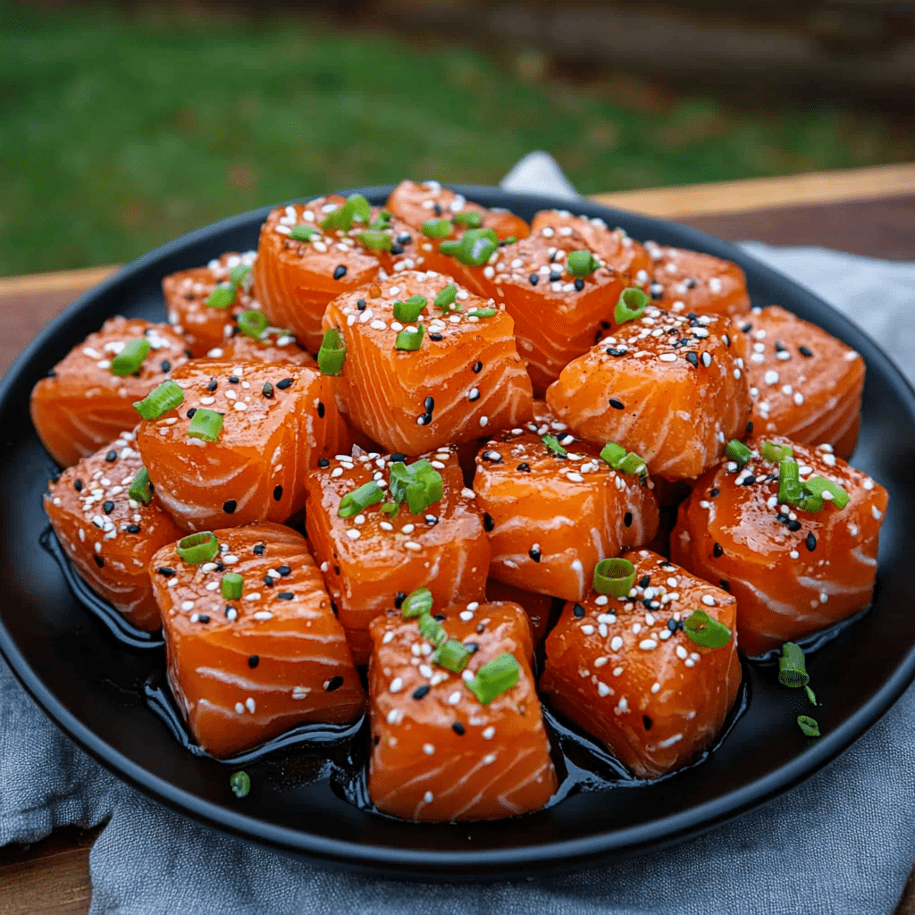 Irresistible Candied Smoked Salmon Bites: A 5 minutes Savory and Sweet ...