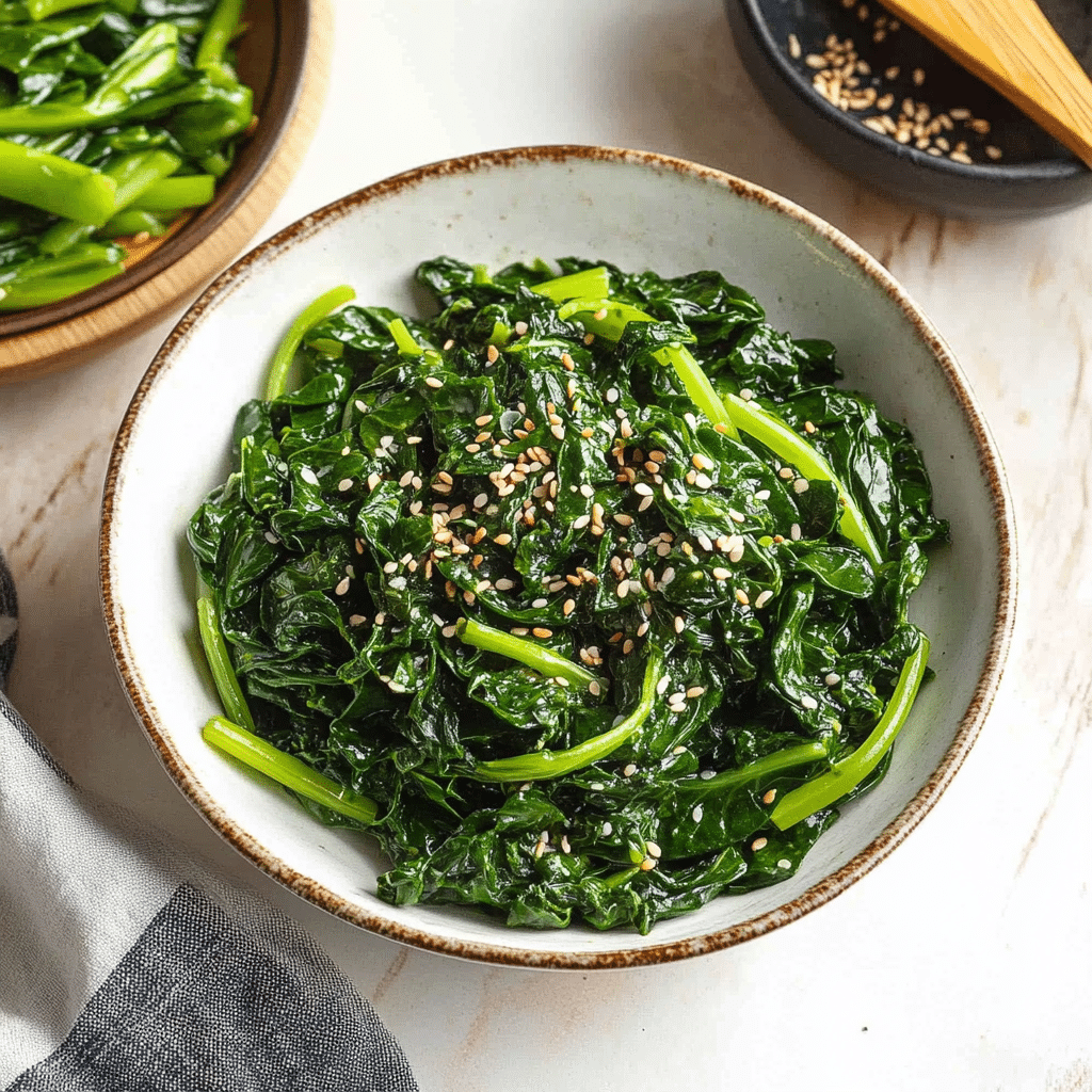Irresistible 5-Star Korean Spinach Side Dish You’ll Make Again and ...