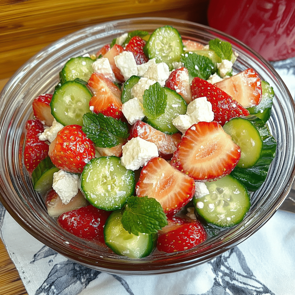 5 Irresistible Reasons to Make This Strawberry Cucumber Mint Salad - RecipeSize