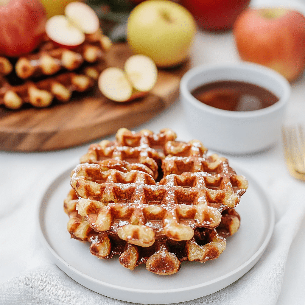 Irresistible Apple Fritter Waffle Donuts Recipe