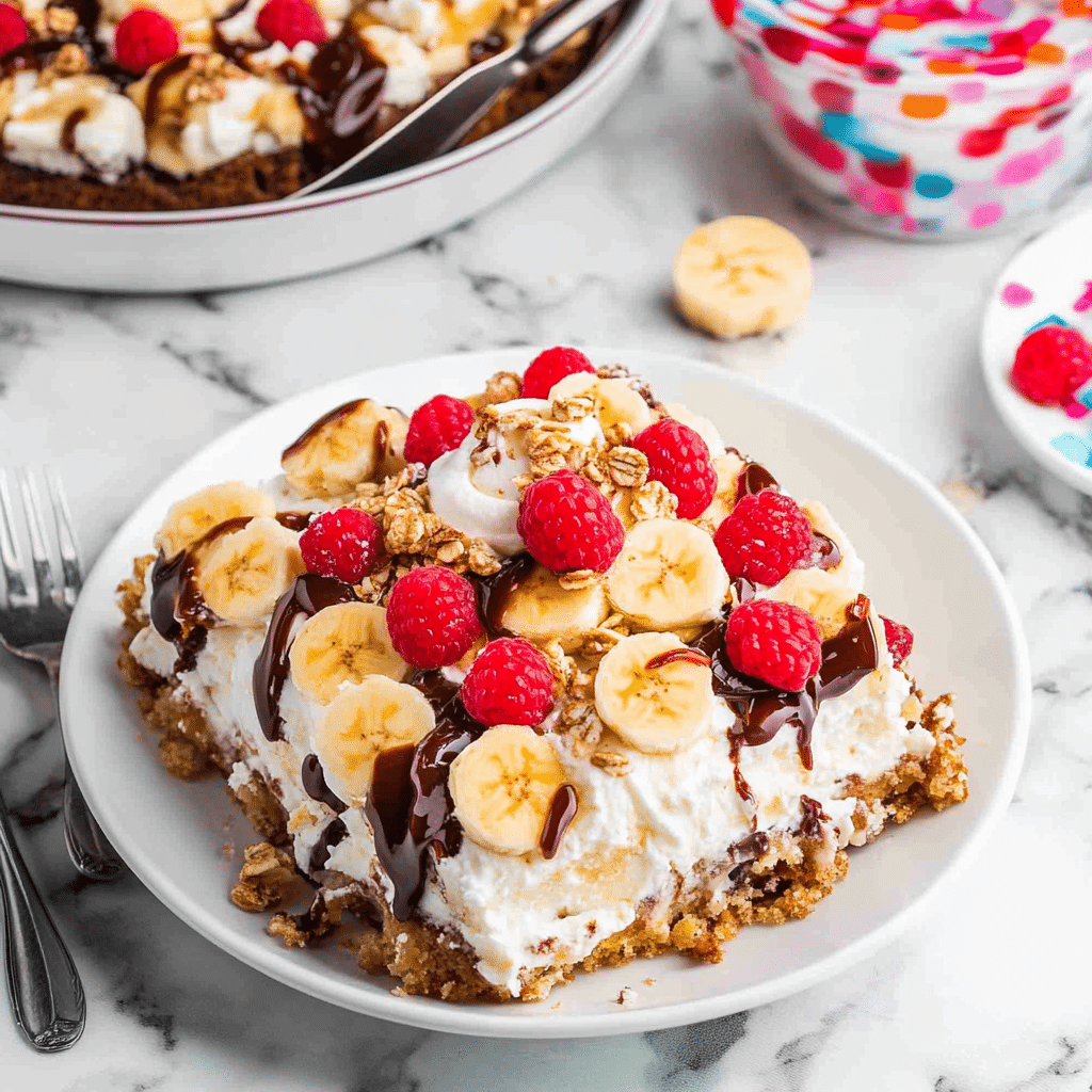 Delicious Banana Split Dump Cake: A Fun and Easy Summer Dessert