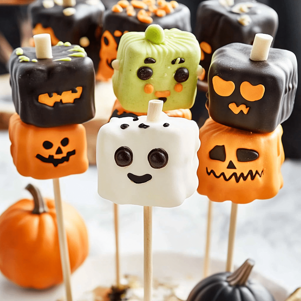 Spooky and Fun Halloween Marshmallow Pops for Kids and Parties