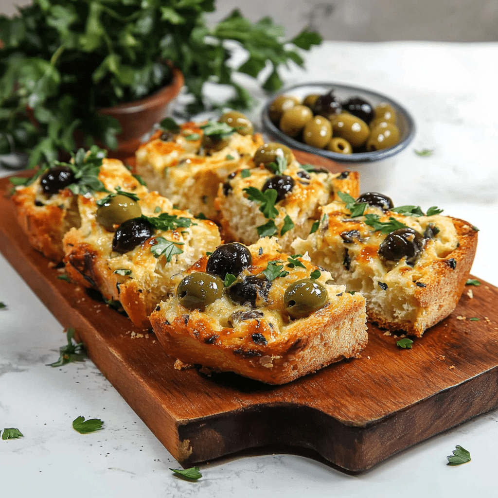 Bold and Savory Olive Cheese Bread That Everyone Will Love