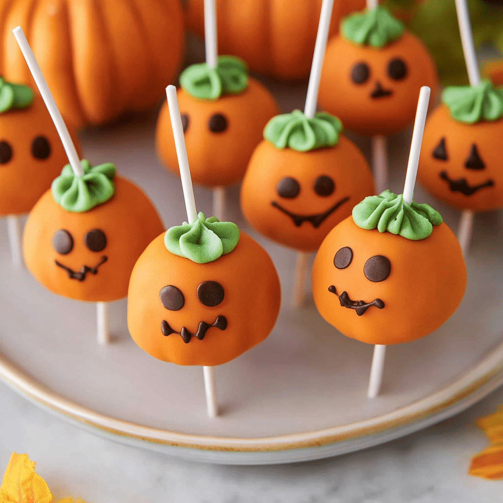 Adorable and Delicious Pumpkin Cake Pops for Fall Celebrations
