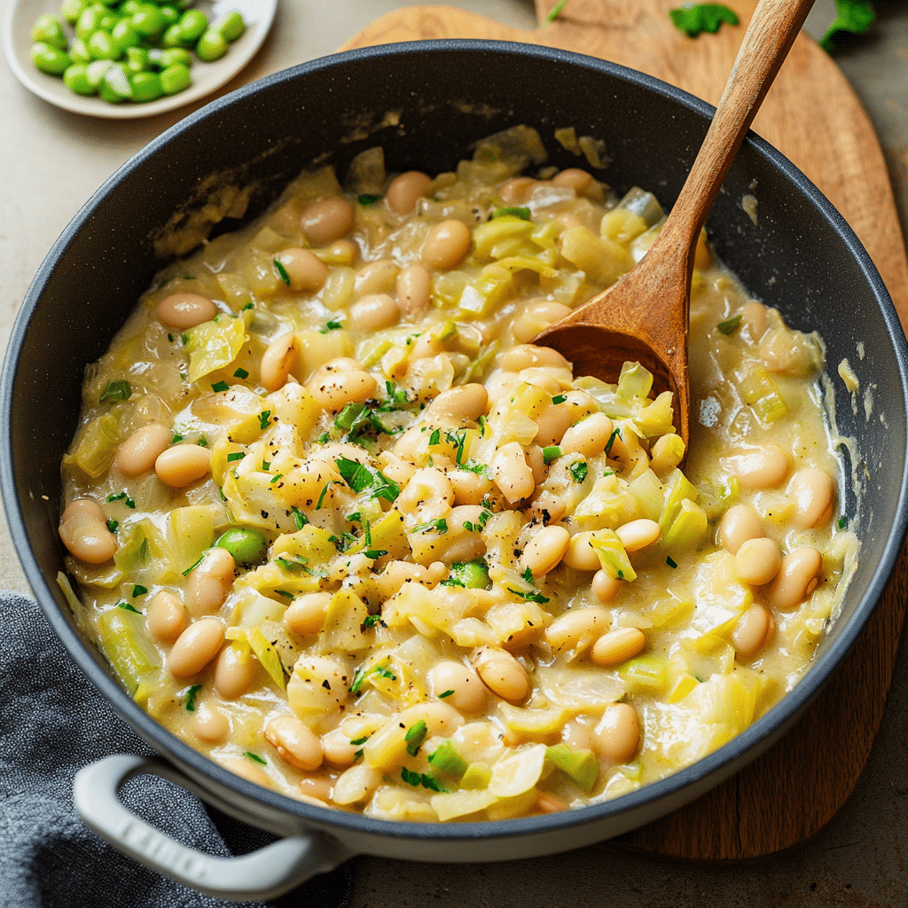 Creamy Leek and Beans: A Cozy Side Dish You'll Crave