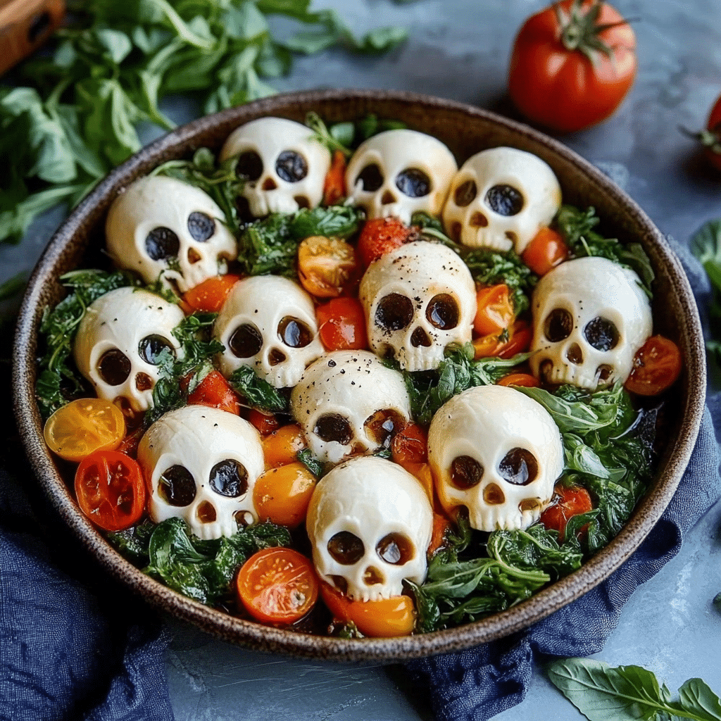 Spooky and Delicious Halloween Caprese Salad Ideas