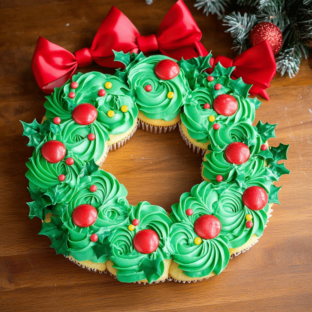 Festive Cupcake Cakes Pull Apart for the Perfect Holiday Dessert