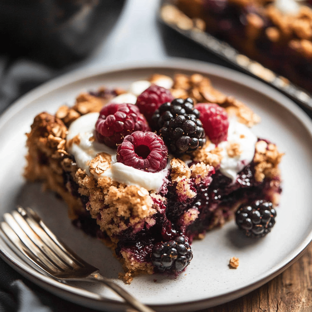 Power-Packed Healthy Berry Bake for a Fit & Energizing Breakfast