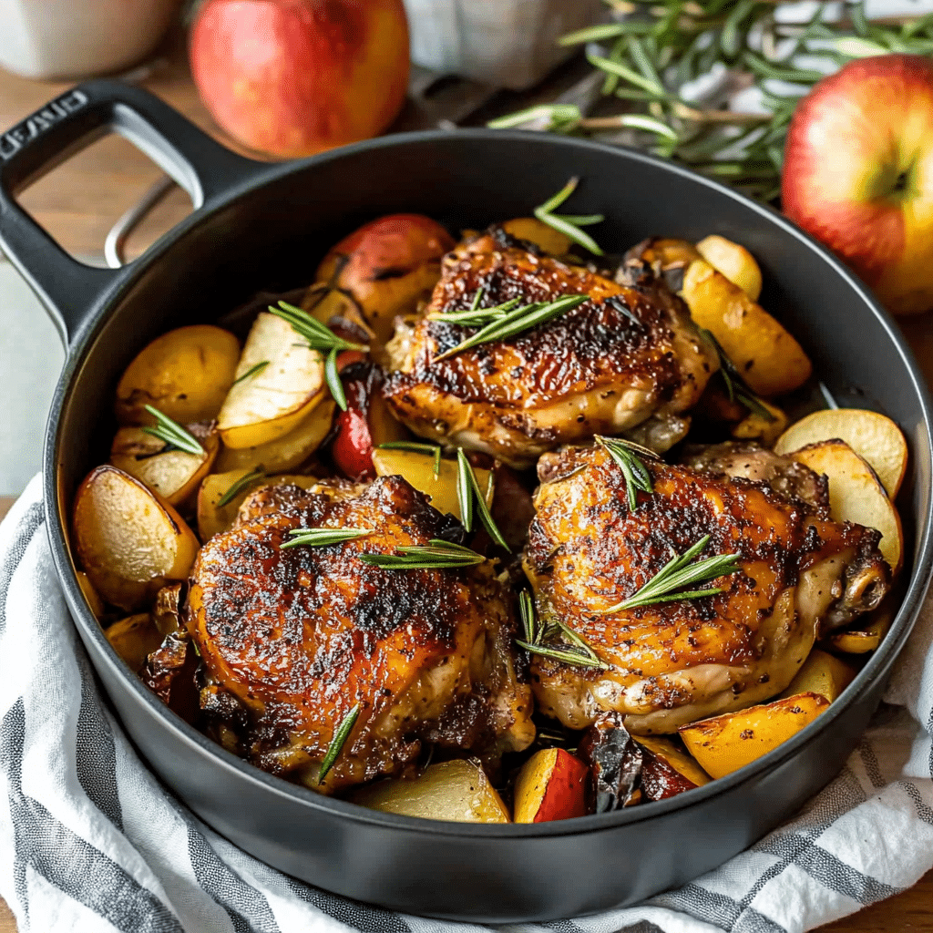 Bold & Comforting Rosemary Apple Cider Chicken Recipe for Fall