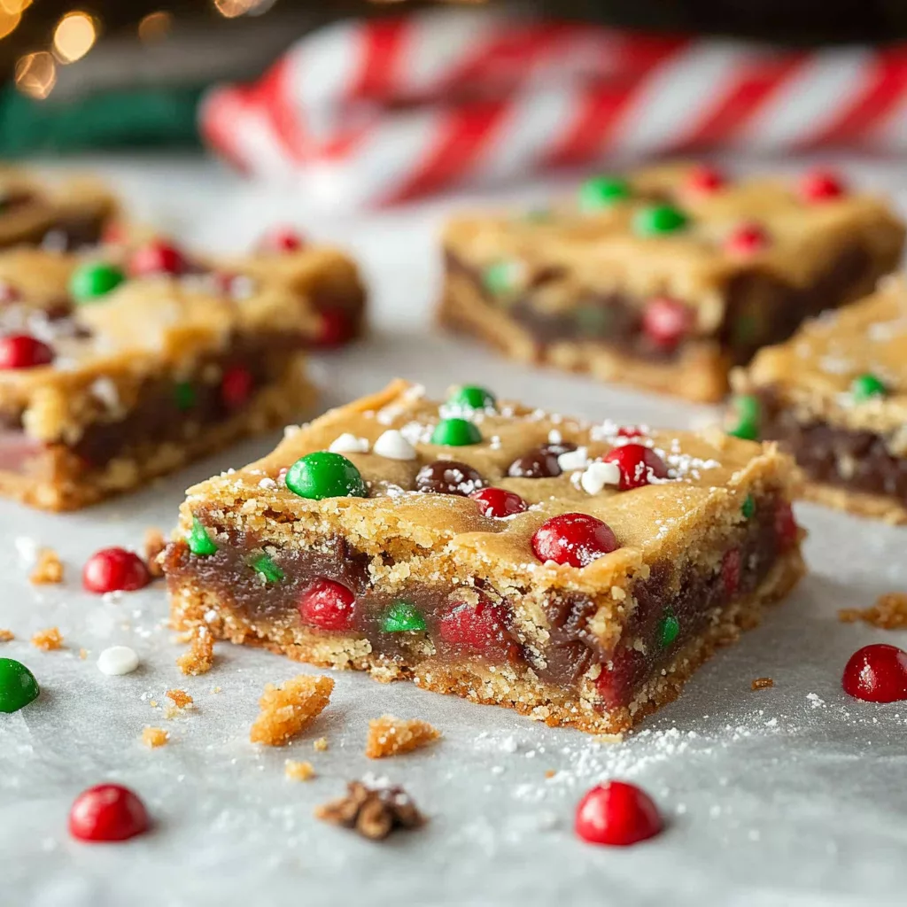 Christmas Cookie Bars: Easy, Festive, and Delicious
