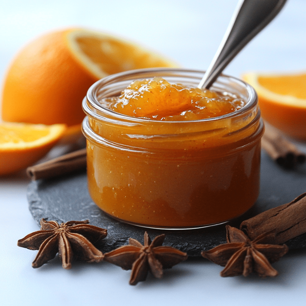 Delicious Orange Jam with Warm Spices for Cozy Citrus Preserves