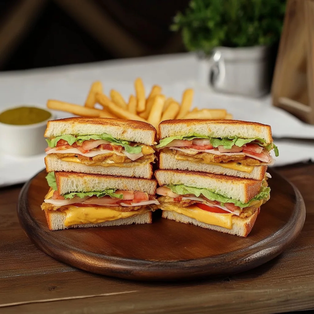 Irresistible Cowboy Club Sandwich — Hearty Triple‑Decker Classic
