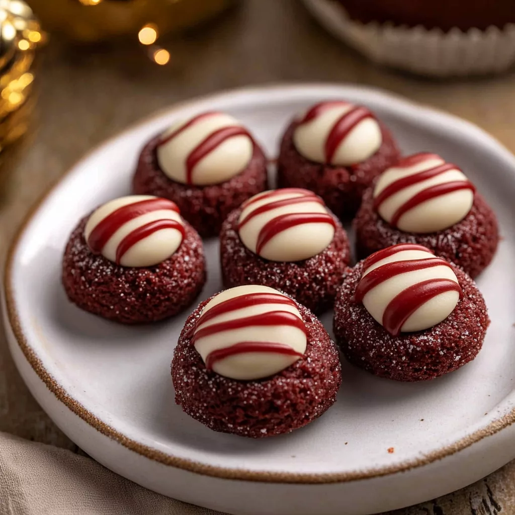 Hershey's Red Velvet Blossoms – Festive Red Velvet Cookies