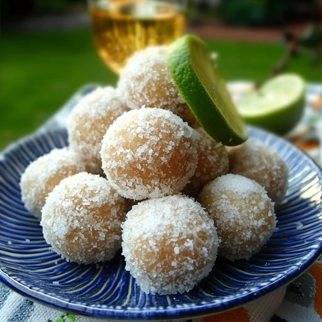 Zesty Margarita Balls Recipe: A No-Bake Citrus Treat to Love